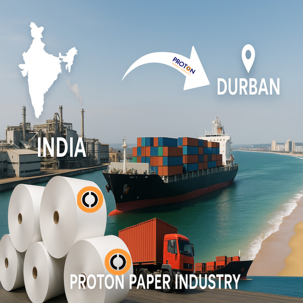Top Coated Paper Manufacturer in India Exporting to Durban